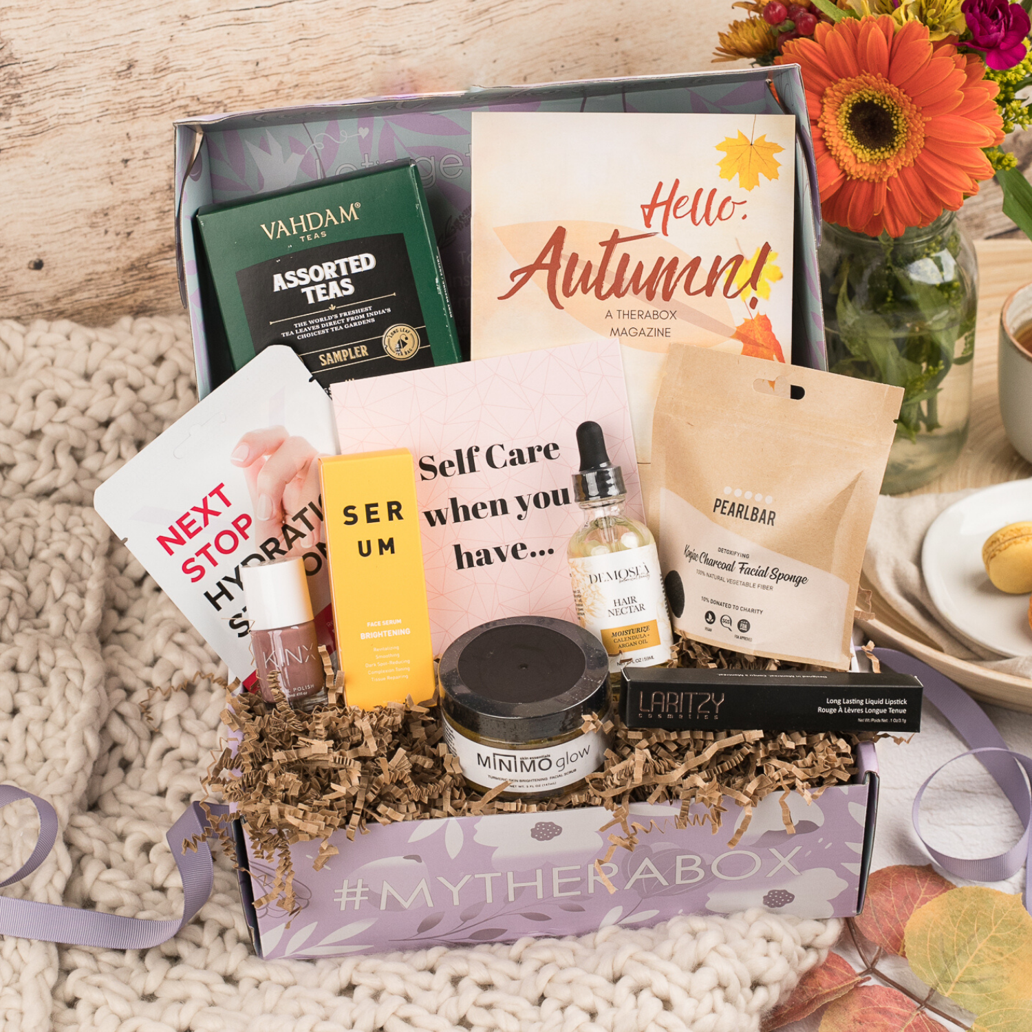 SEPTEMBER 2019 - "Autumn" Box – TheraBox - Self Care Subscription Box