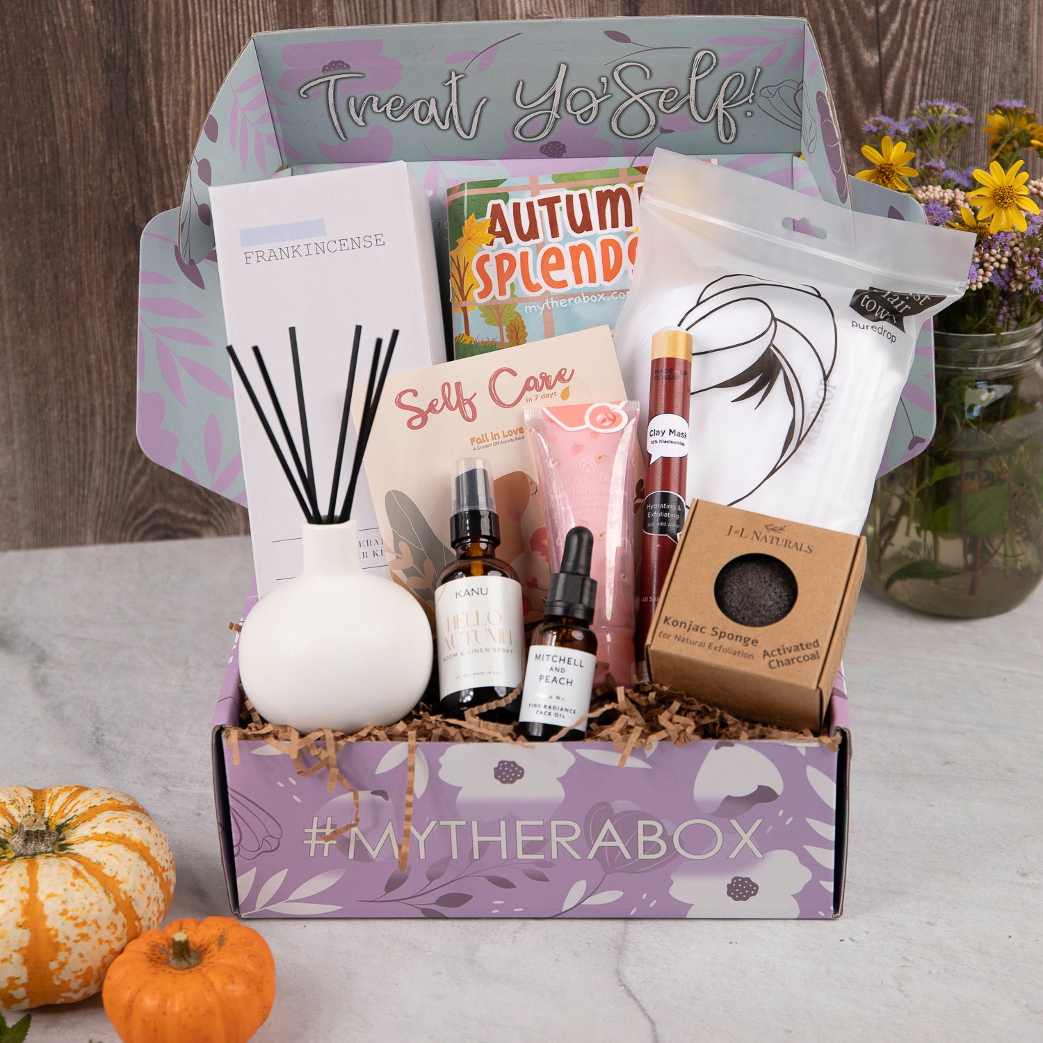 FULL REVEAL OF AUTUMN SPLENDOR BOX – TheraBox - Self Care Subscription Box