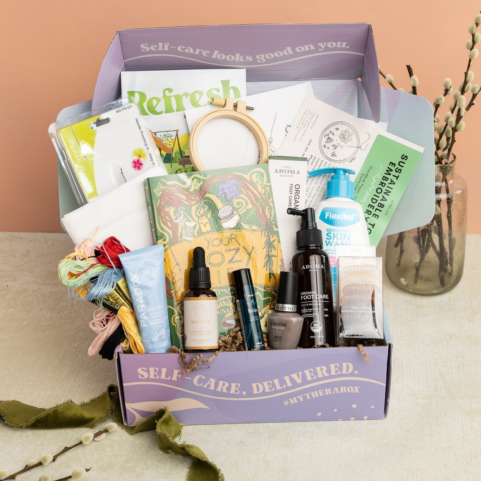 FULL REVEAL OF REFRESH BOX – TheraBox - Self Care Subscription Box